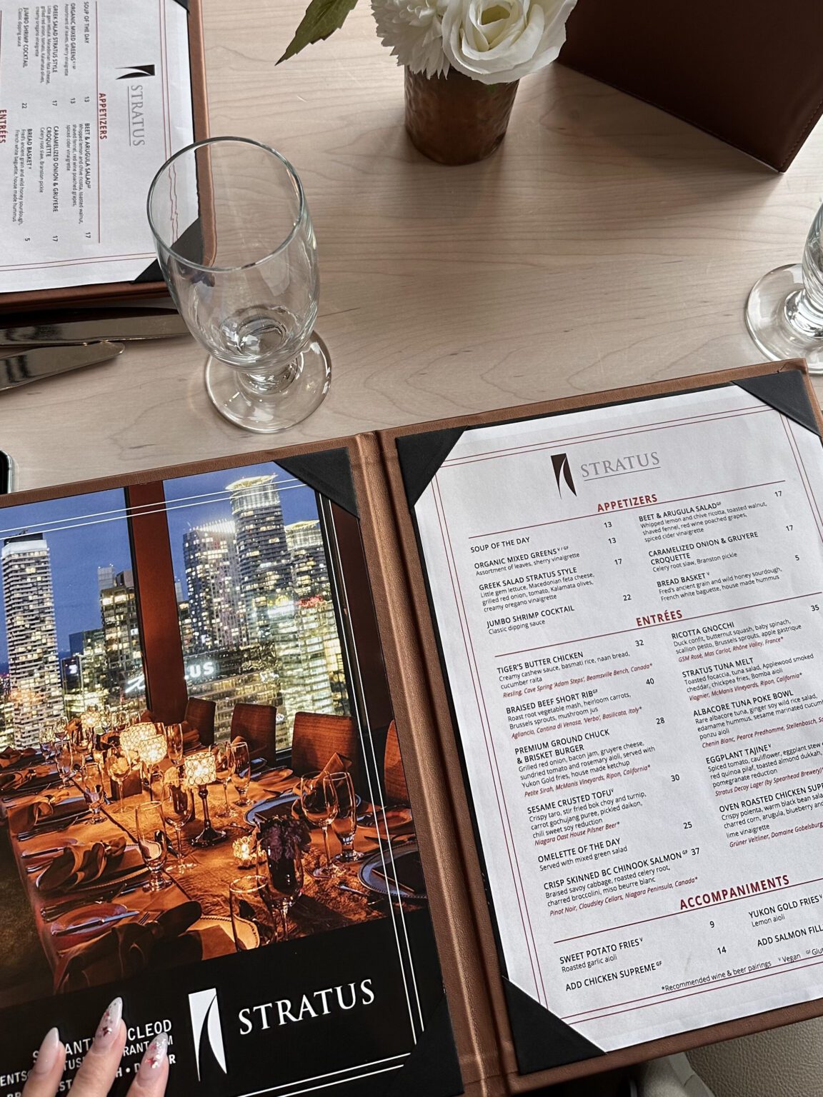 Dine With a View of Toronto at Stratus, “The Restaurant Above" - datenight